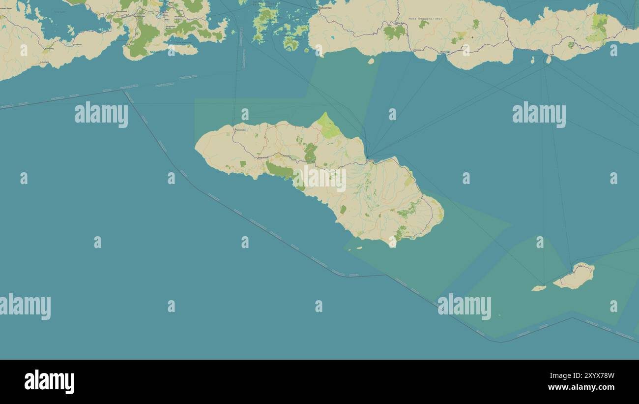 Lesser sunda islands map hi-res stock photography and images - Alamy