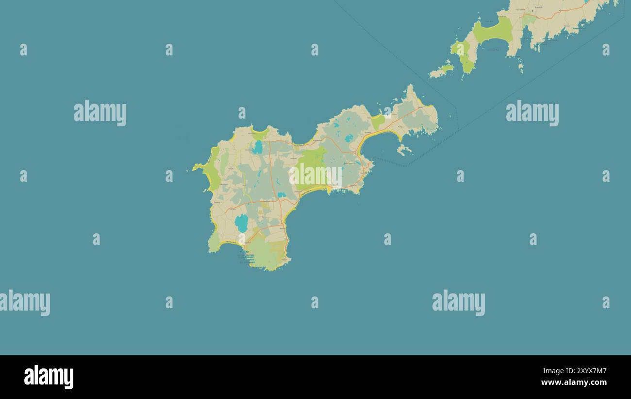 Tiree Island in the Inner Seas off the West Coast of Scotland on a ...