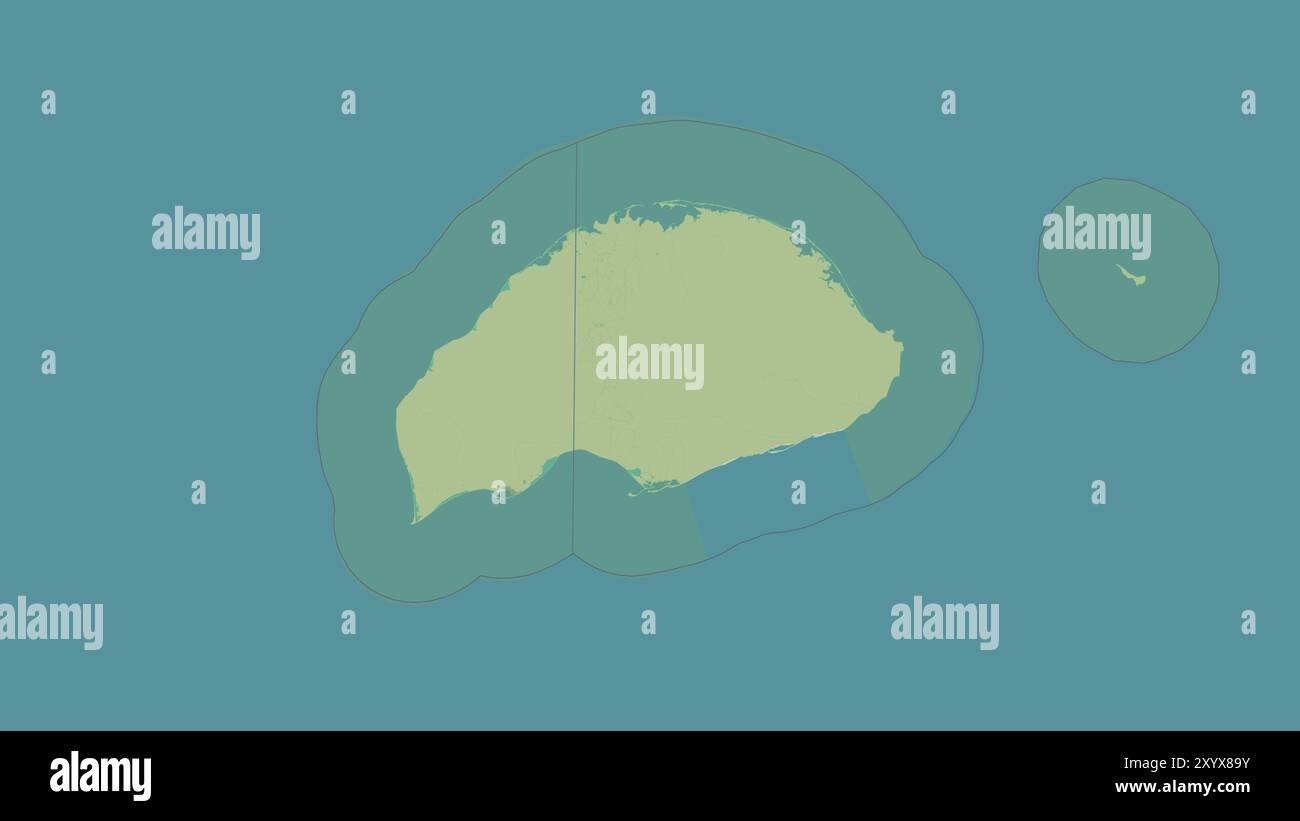 Wrangel island map hi-res stock photography and images - Alamy