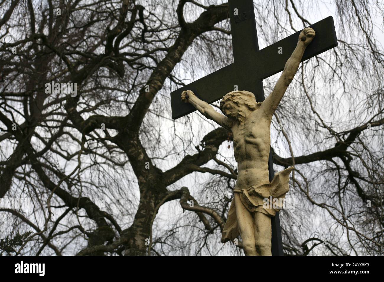 The Saviour on the cross Stock Photo - Alamy