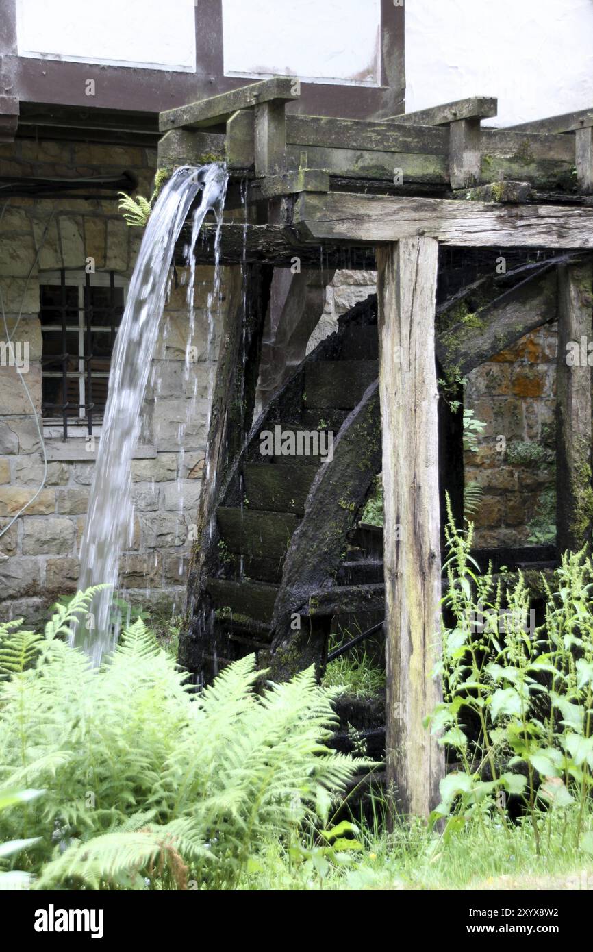The mill wheel of the silver mill Stock Photo - Alamy
