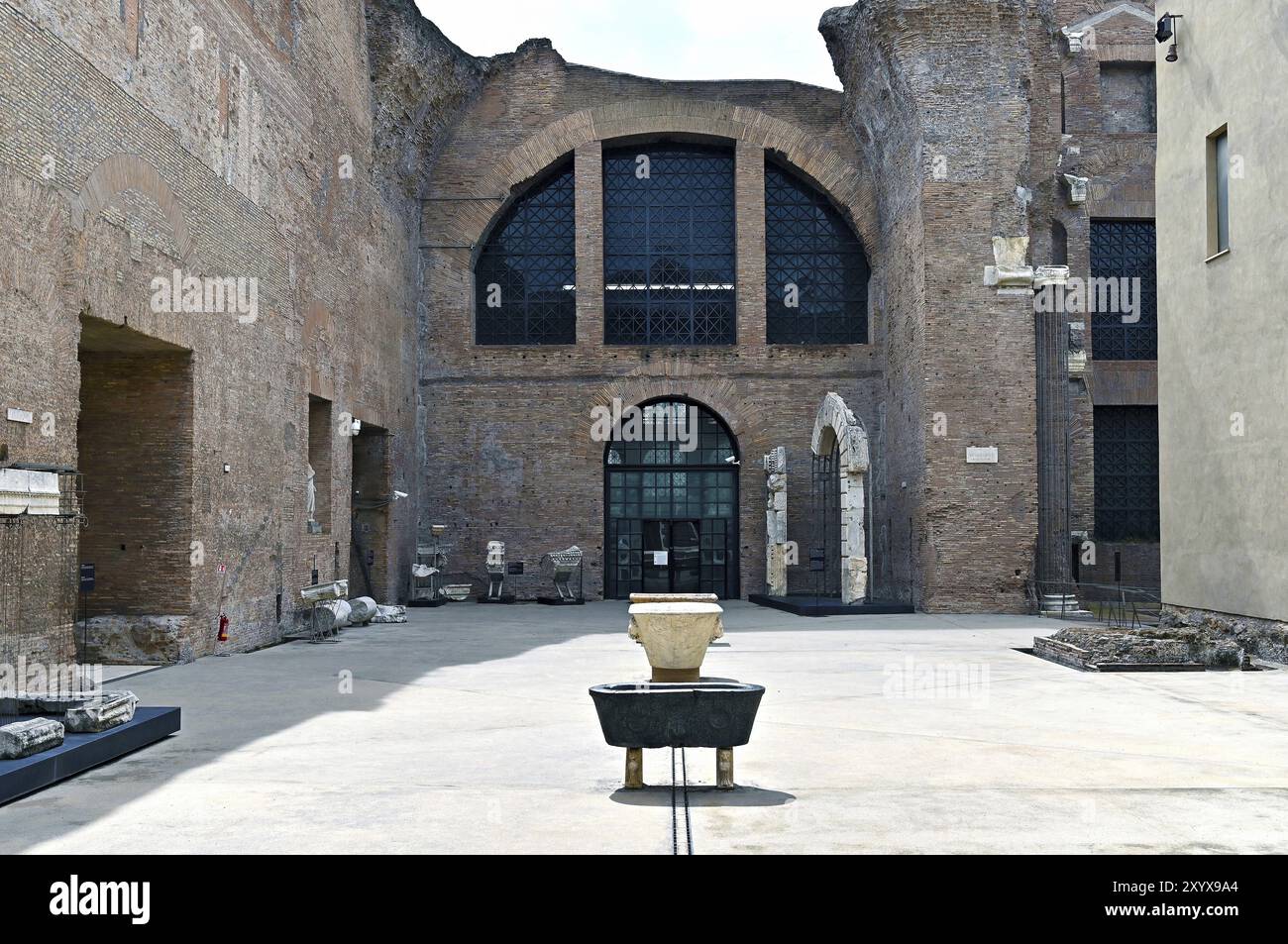 Inside the thermal baths Stock Photo - Alamy