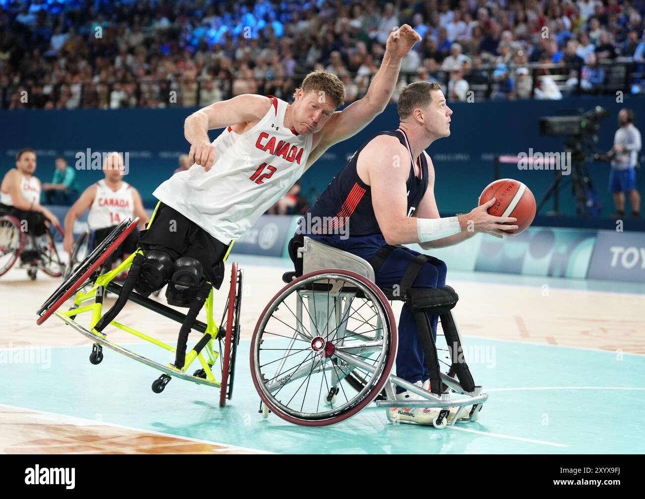 Great Britain's Lee Manning (right) and Canada's Patrick Anderson (left ...