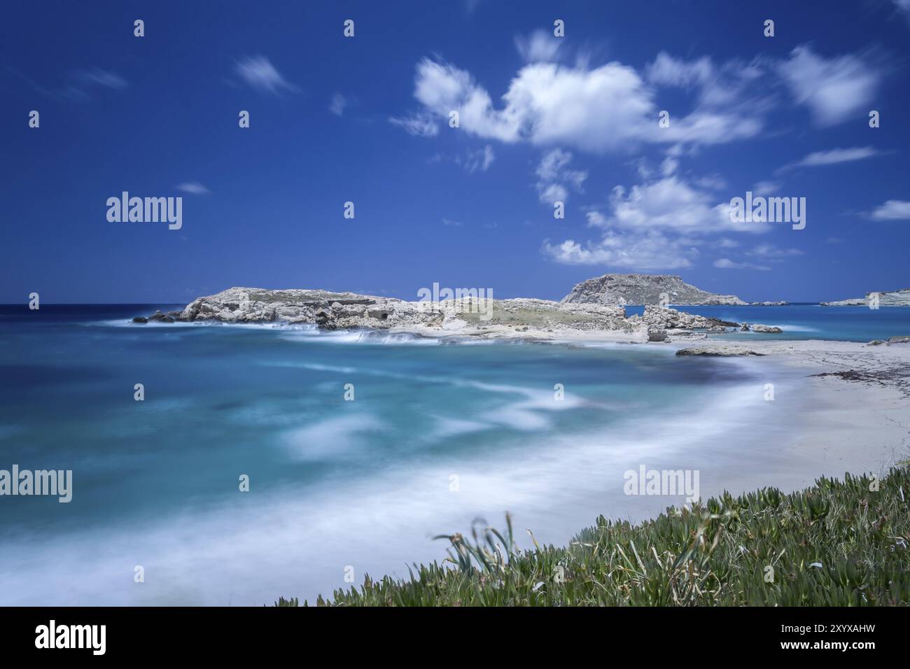 Beach near Lefkos on Karpathos, Greece, Europe Stock Photo - Alamy