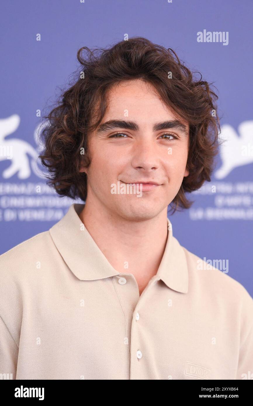 Venice, Italy. 31st Aug, 2024. Louis Memmi attending the Leurs Enfants ...