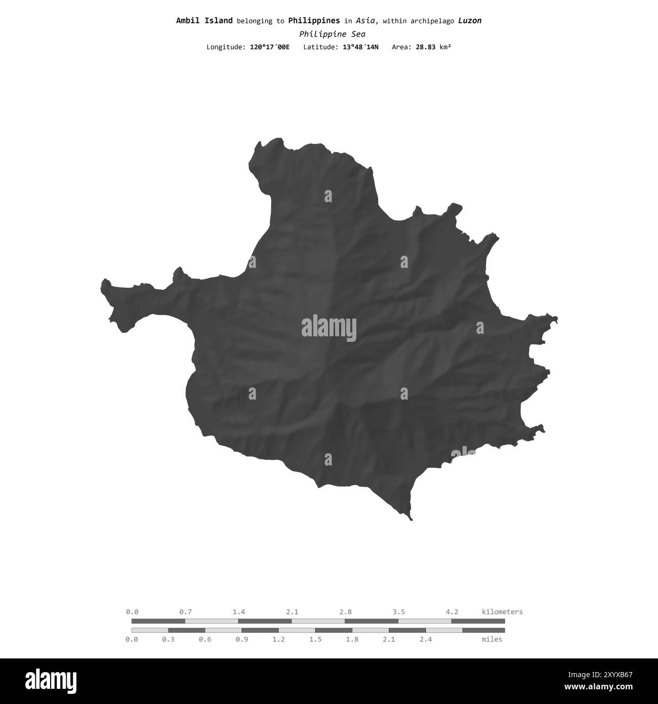 Map of philippines isolated Cut Out Stock Images & Pictures - Alamy