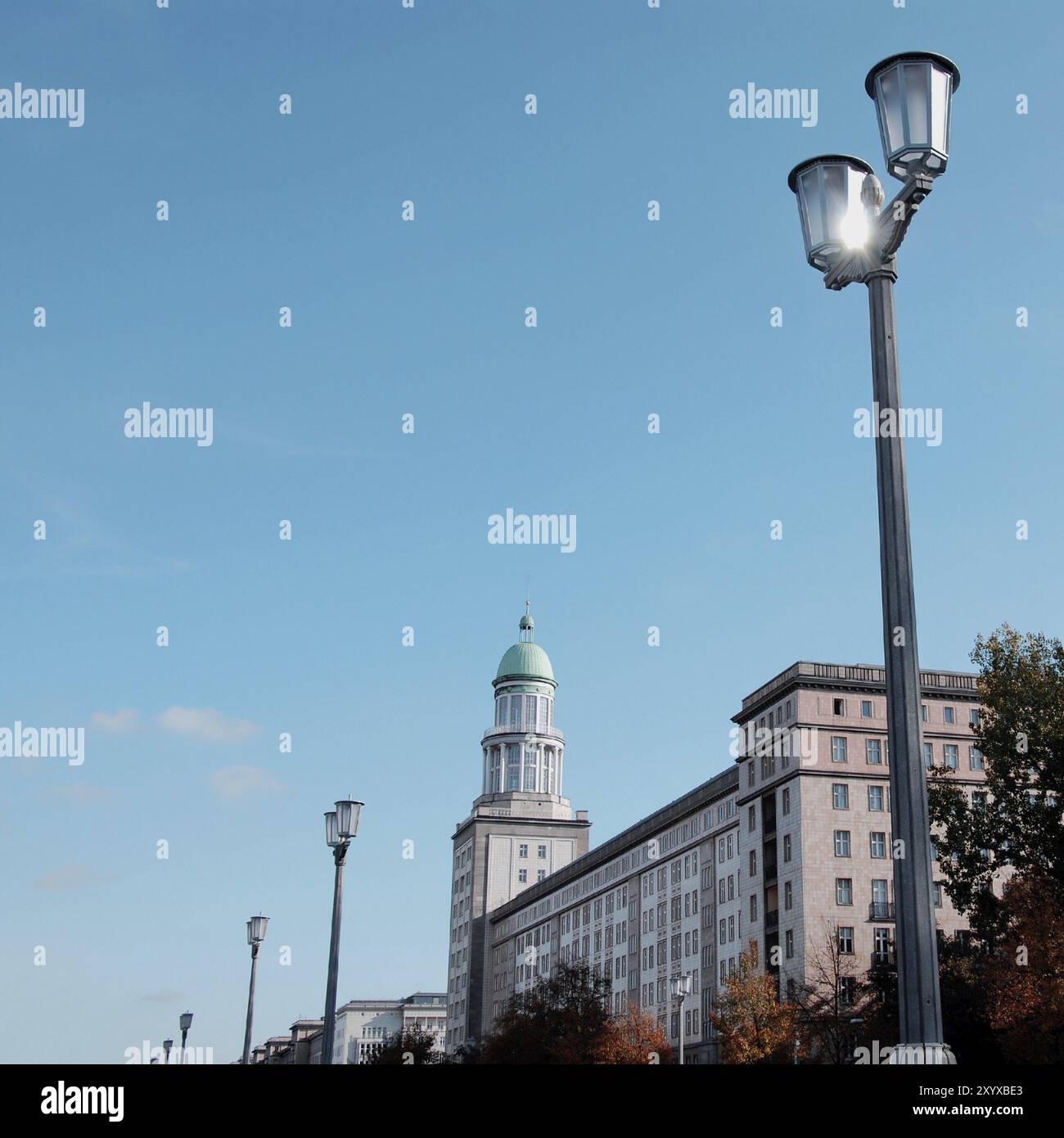 Socialist architecture in berlin in the frankfurter allee alley in ...