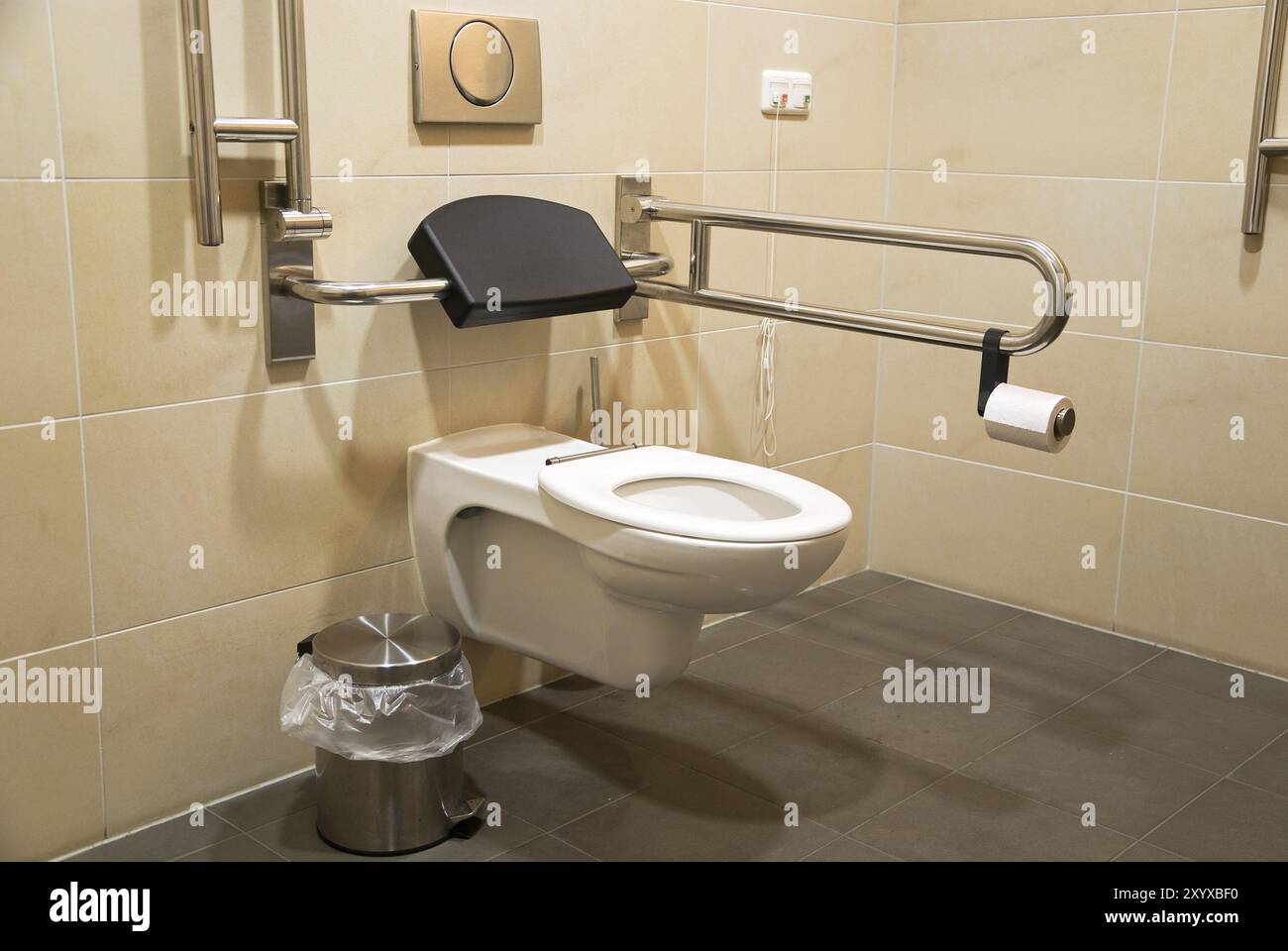Restroom and toilet for disabled people Stock Photo - Alamy