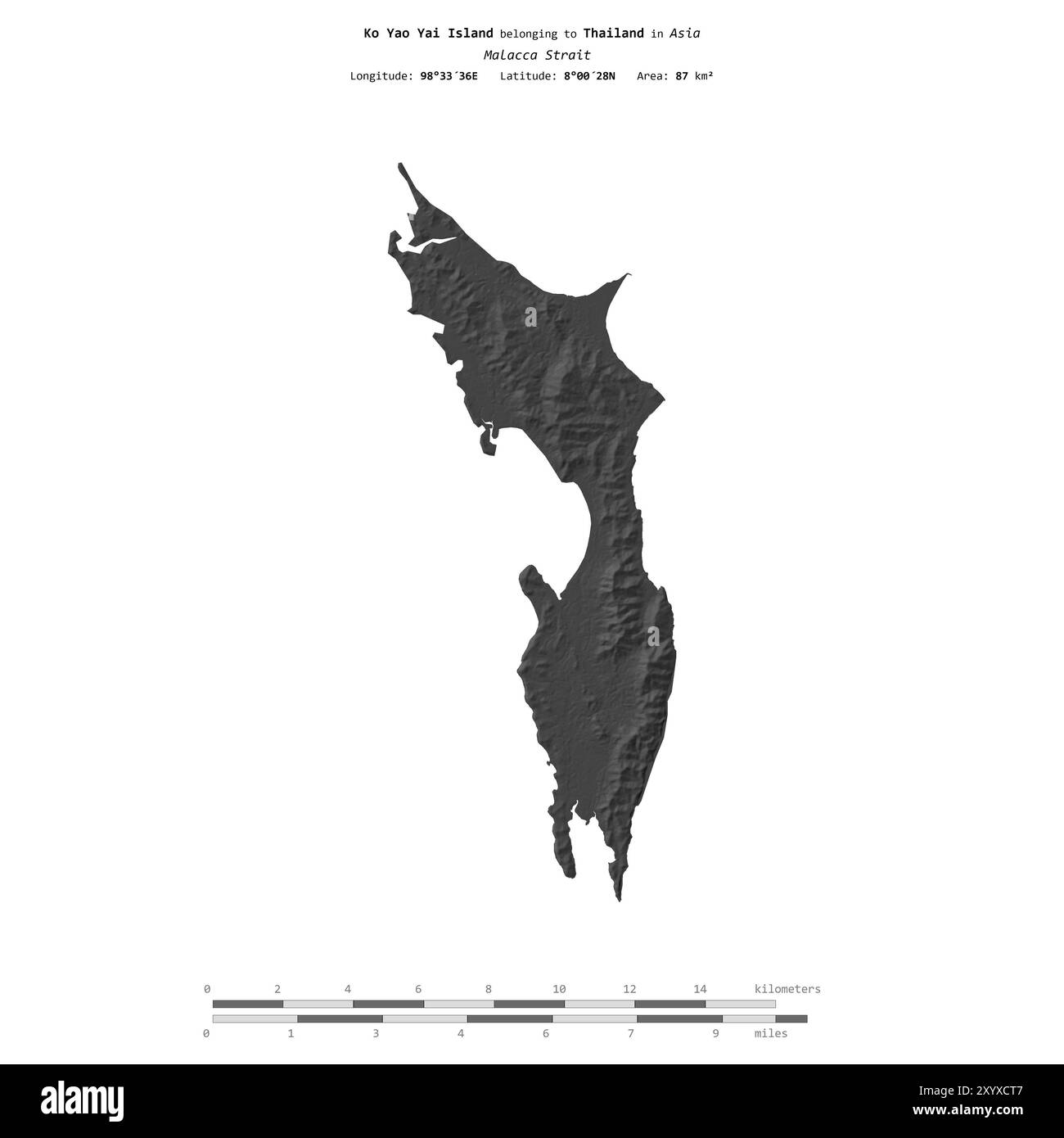 Strait of malacca map Black and White Stock Photos & Images - Alamy