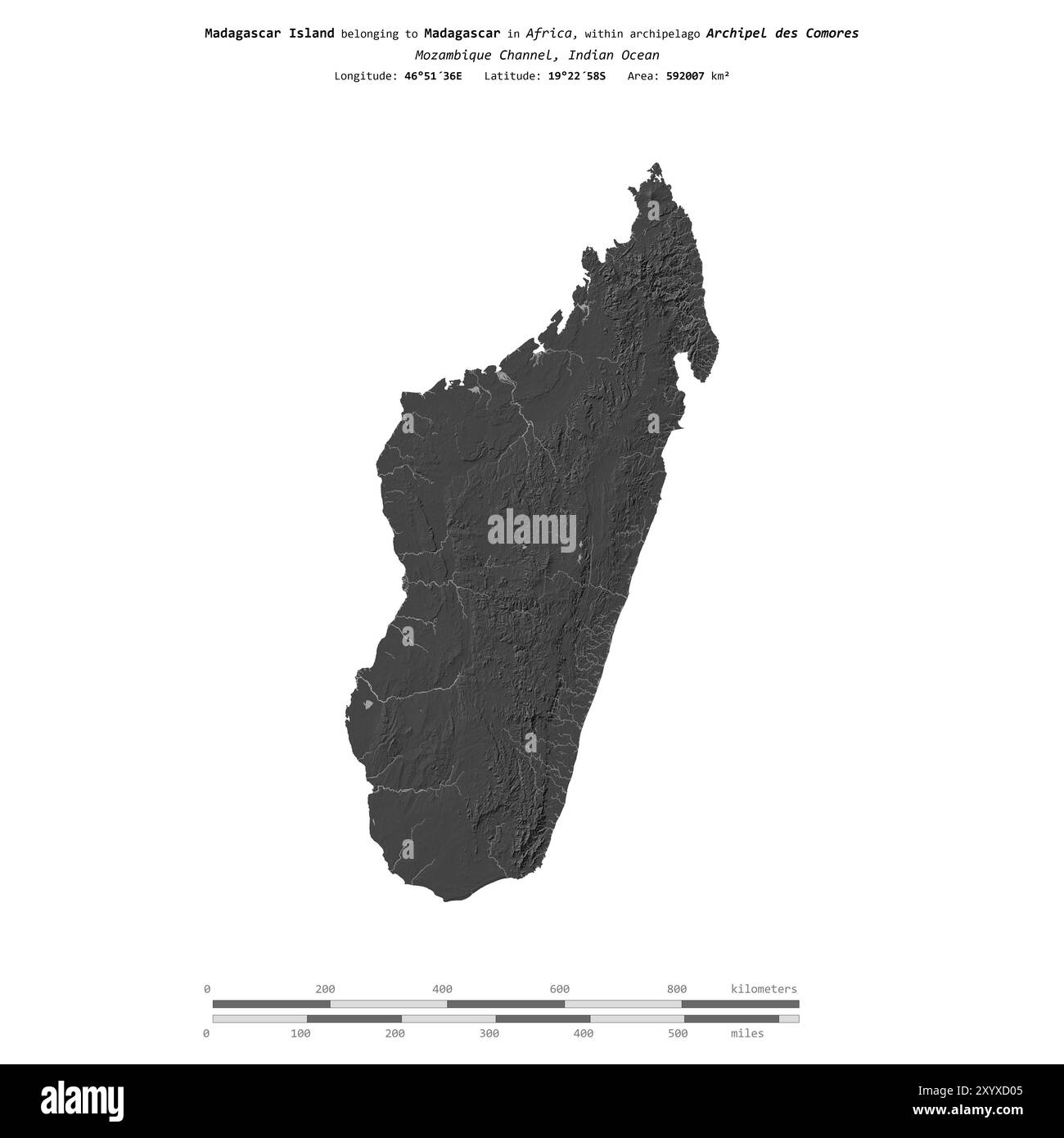 Madagascar Island in the Indian Ocean, belonging to Madagascar ...