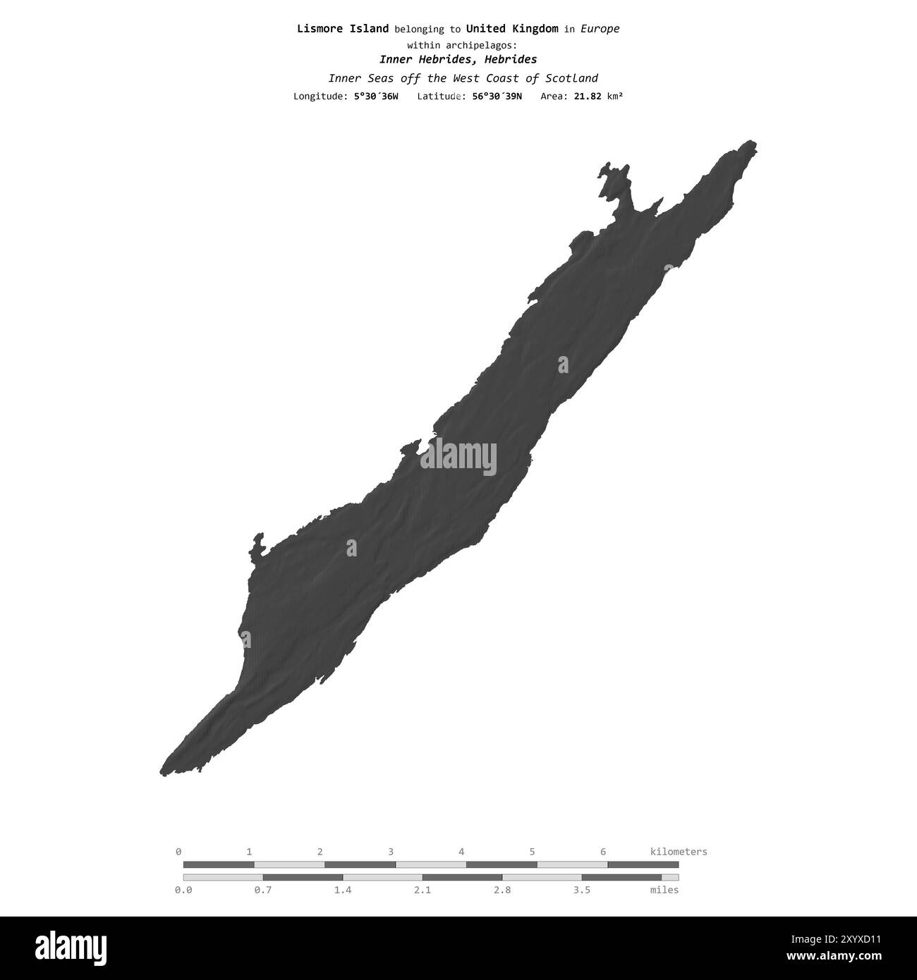 Lismore map hi-res stock photography and images - Alamy