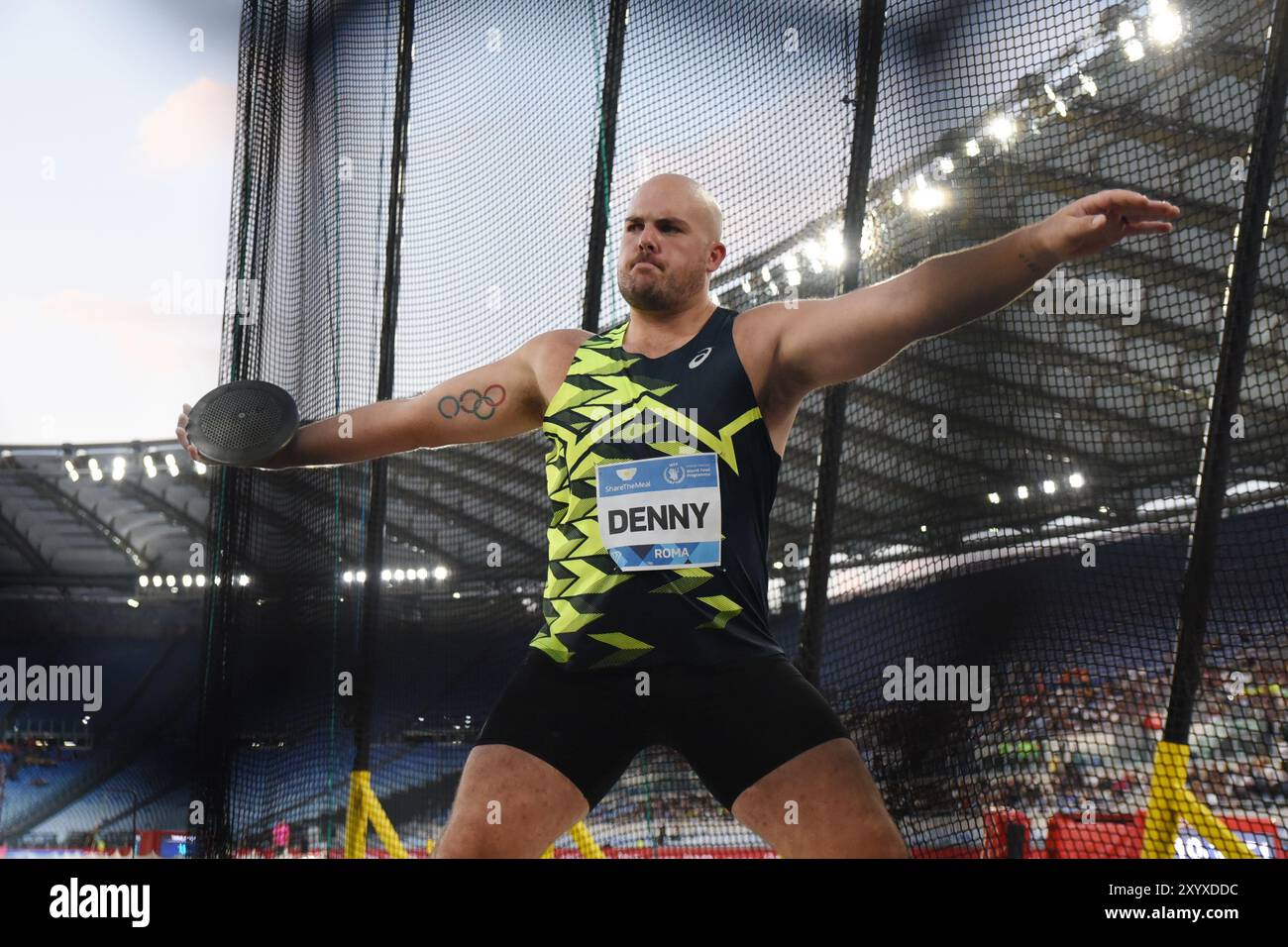 Golden gala Pietro Mennea, Matthew Denny, bronze medal in Olympic games ...