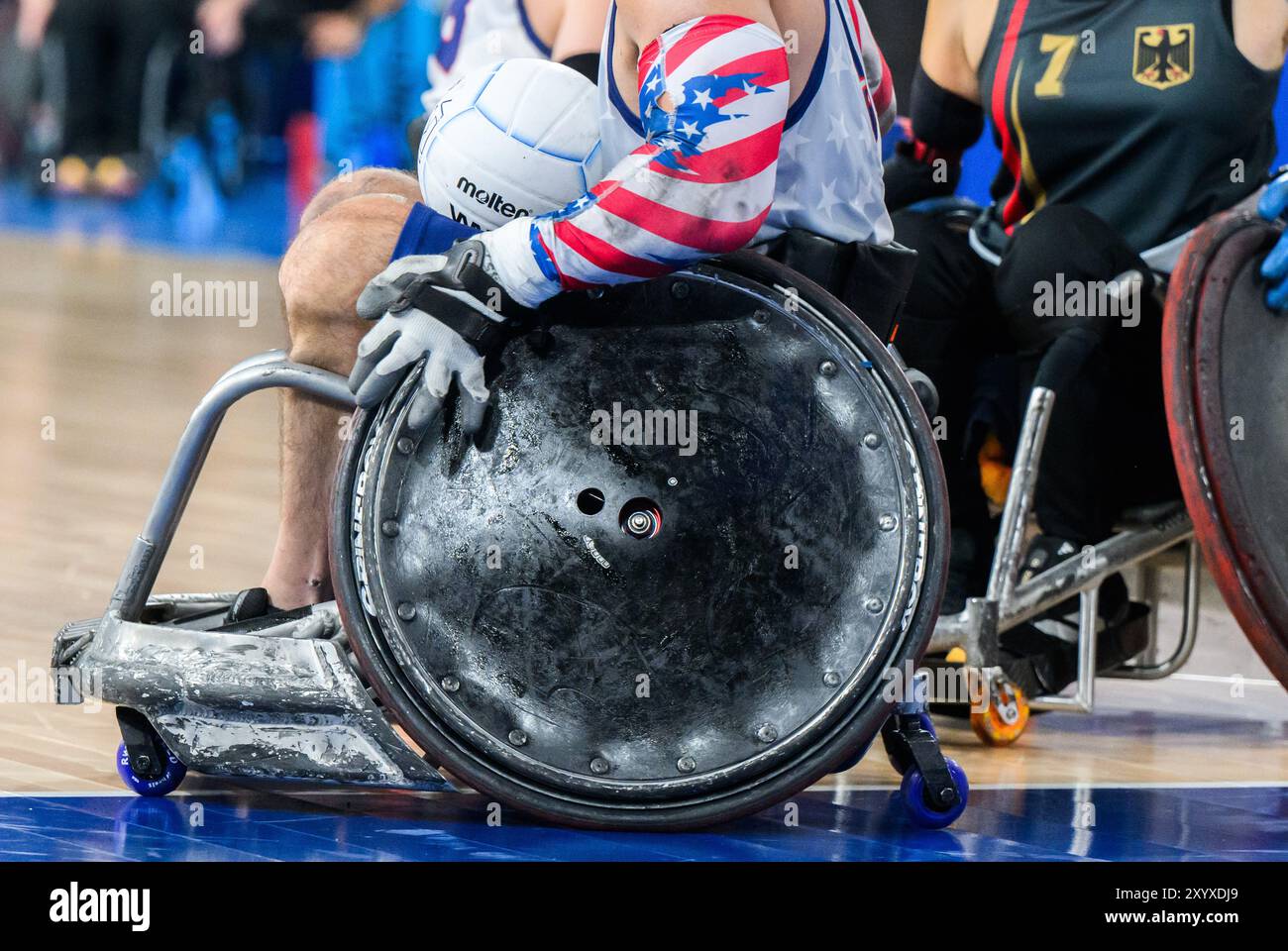 Paris, France. 31st Aug, 2024. Paralympics, Paris 2024, wheelchair ...