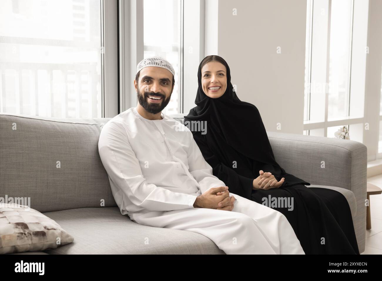 Saudi family at home hi-res stock photography and images - Alamy