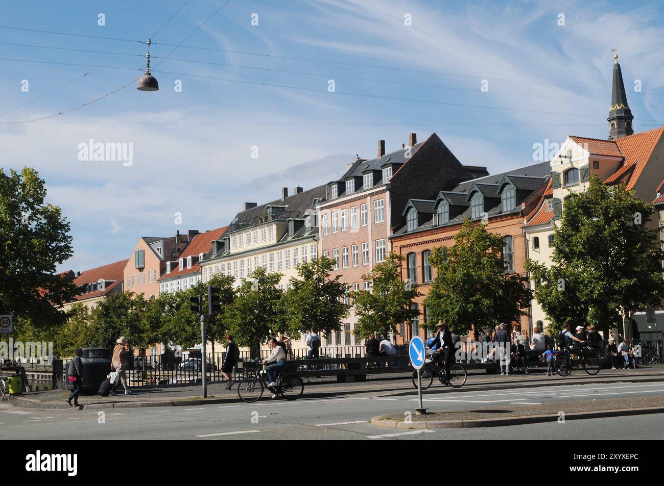 Copenhagen/ Denmark/31 August 2024/Life at Christianshavn canal on ...