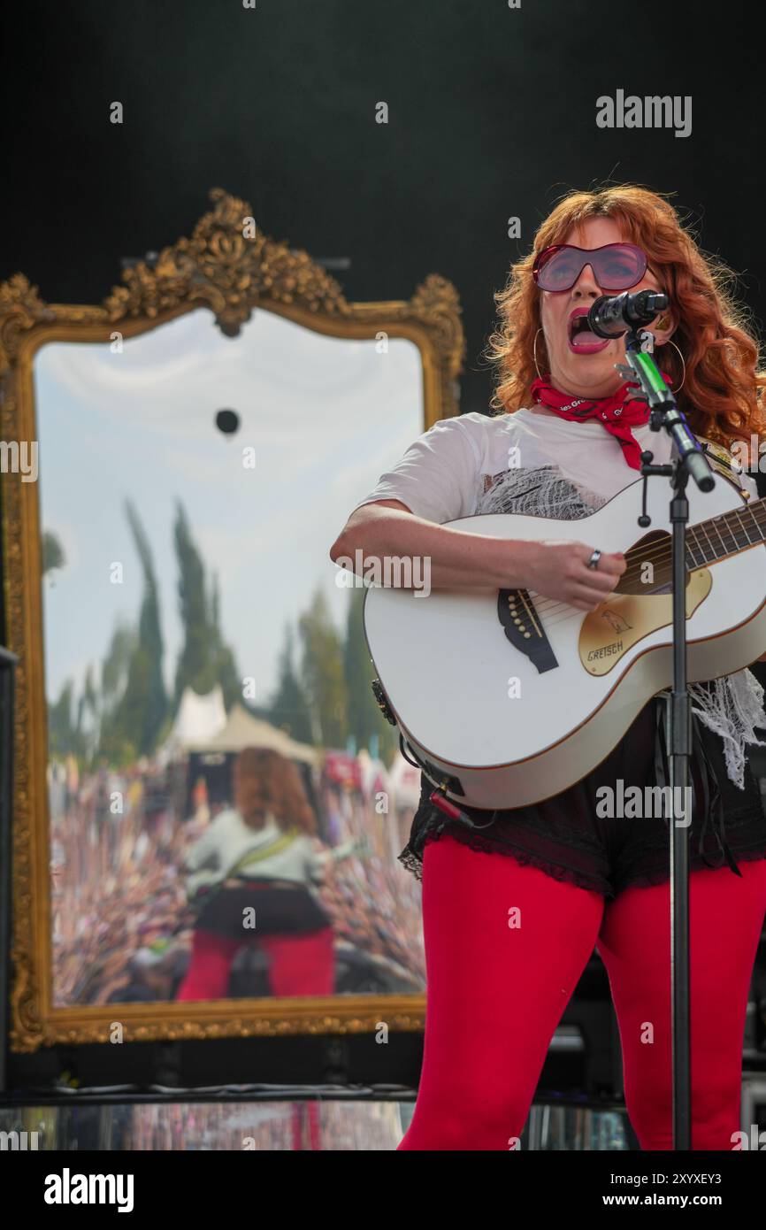 Dorset, UK. Friday, 30 August, 2024. CMAT (real name Ciara Mary-Alice ...