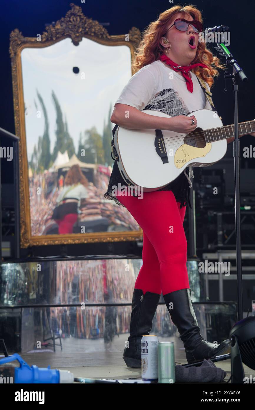 Dorset, UK. Friday, 30 August, 2024. CMAT (real name Ciara Mary-Alice ...