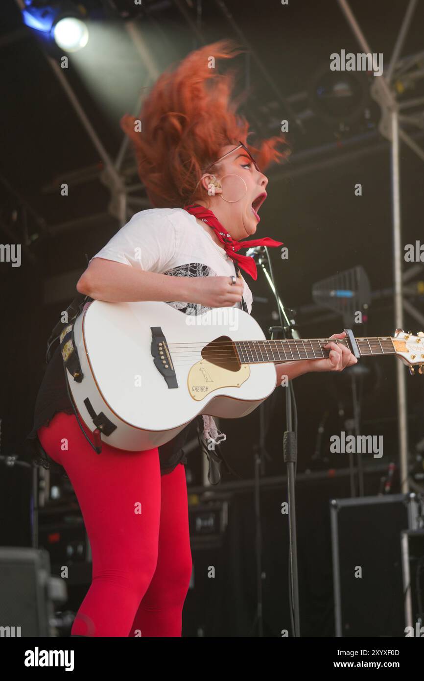 Dorset, UK. Friday, 30 August, 2024. CMAT (real name Ciara Mary-Alice ...