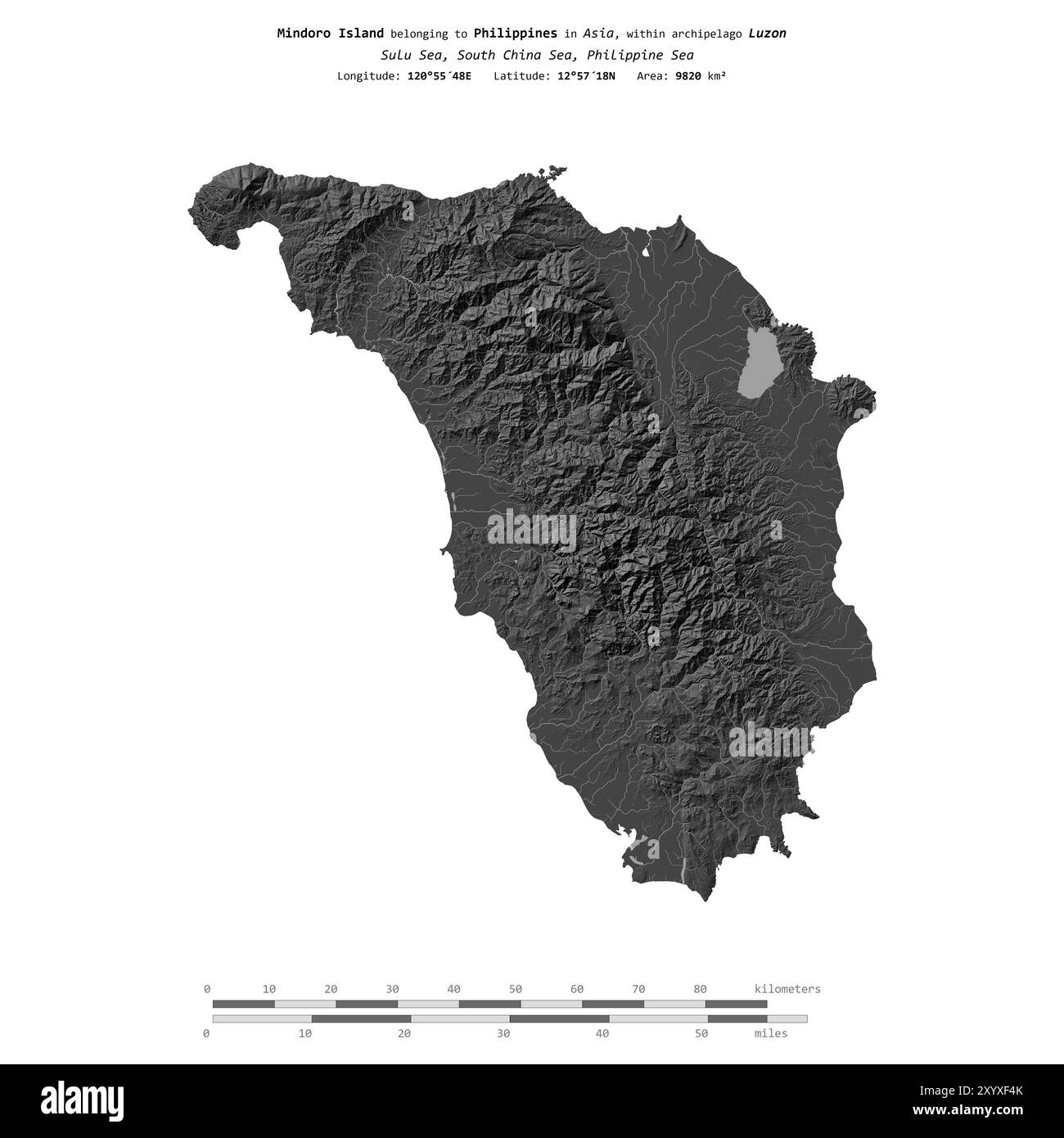 Shape luzon island in Cut Out Stock Images & Pictures - Alamy
