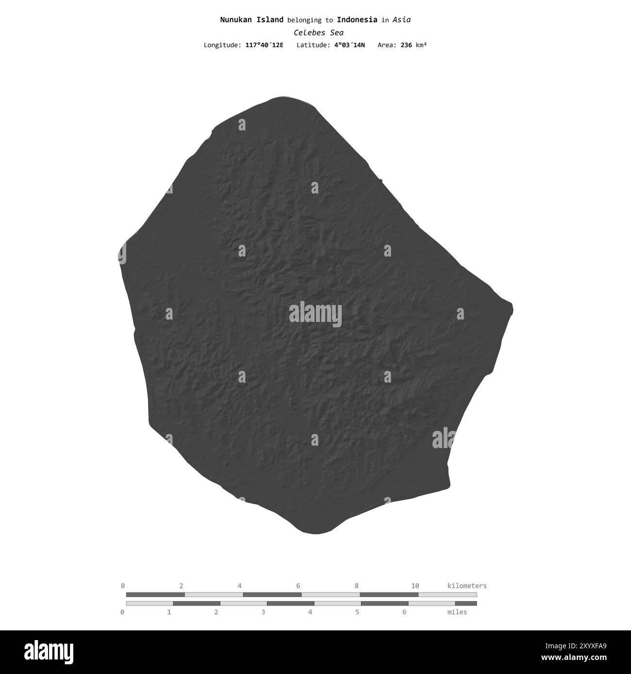 Nunukan map hi-res stock photography and images - Alamy