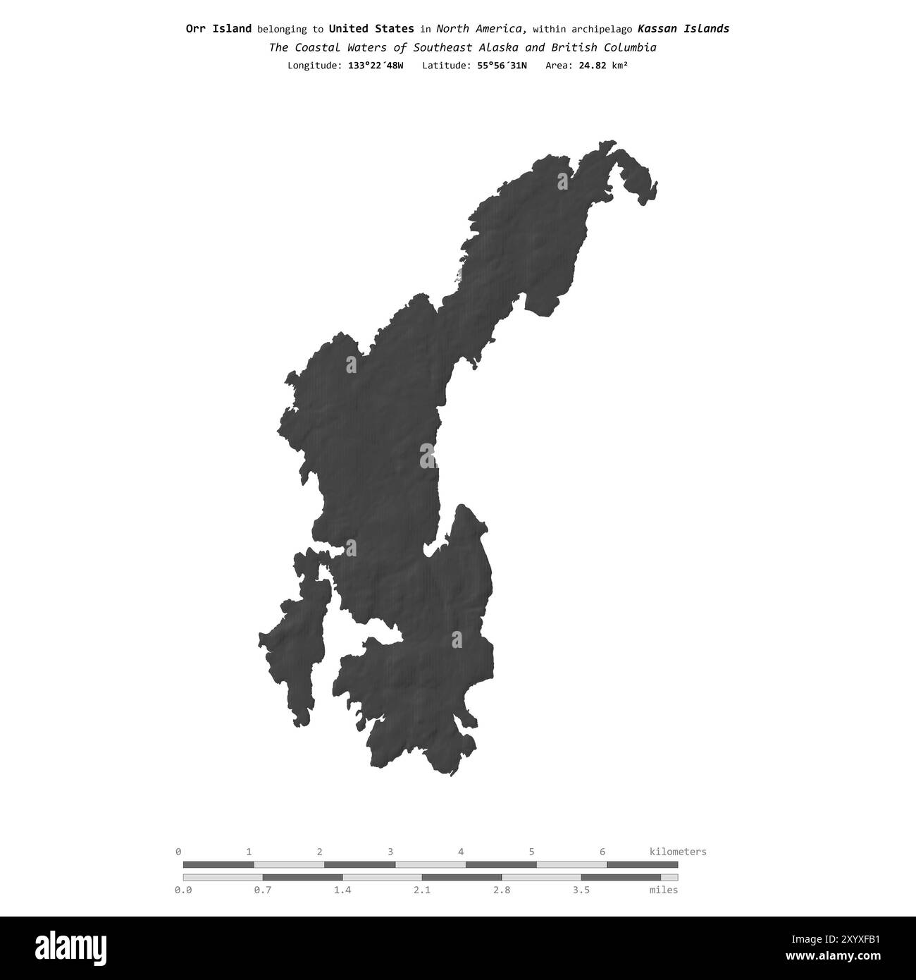 Orr Island in the The Coastal Waters of Southeast Alaska and British ...