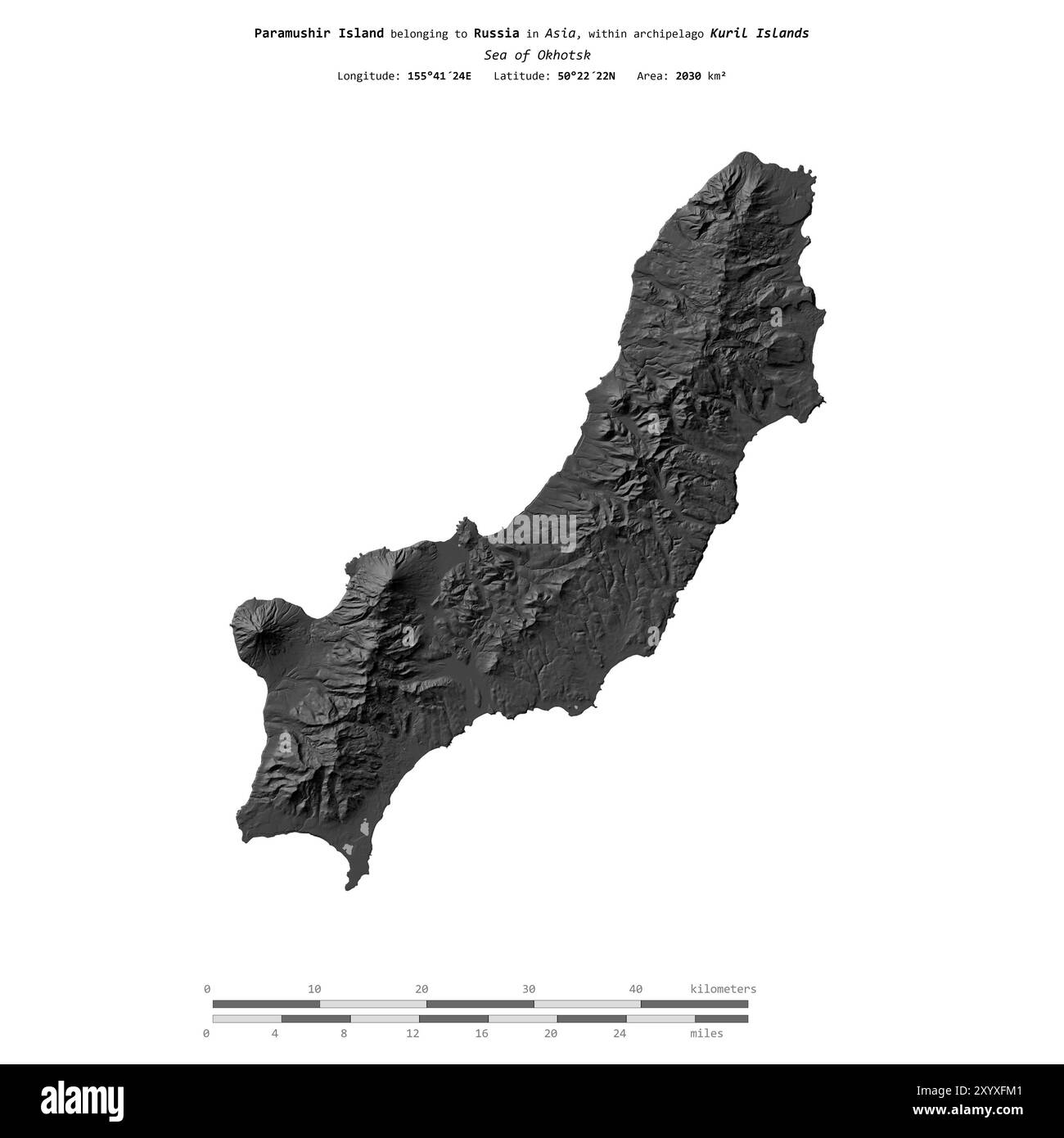 Map of kuril islands hi-res stock photography and images - Alamy