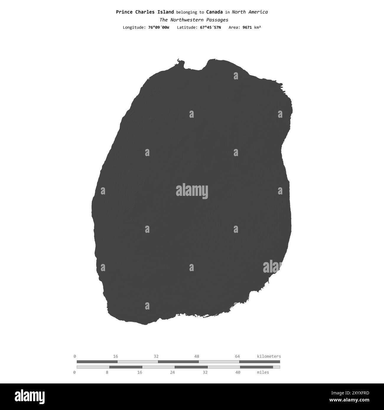 Prince Charles Island in the The Northwestern Passages, belonging to ...