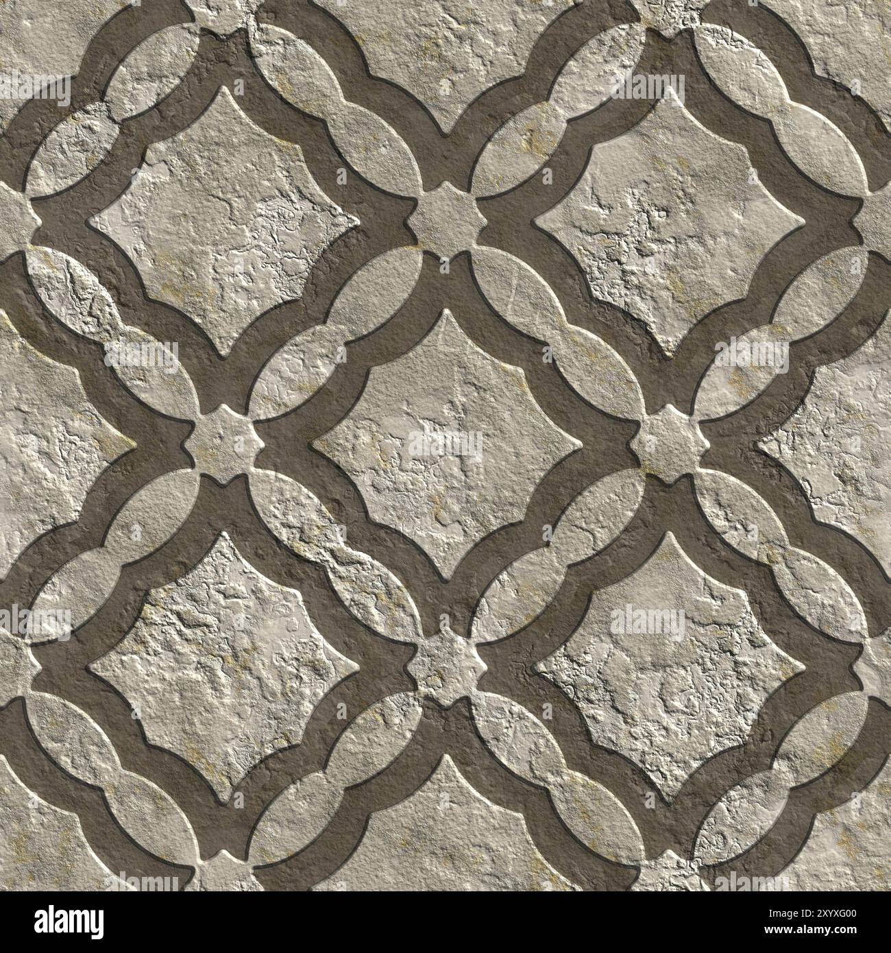 3D effect seamless background, wallpaper decoration stone pattern Stock ...