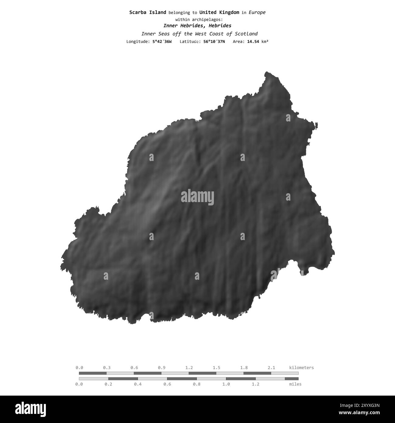 Scarba Island in the Inner Seas off the West Coast of Scotland ...