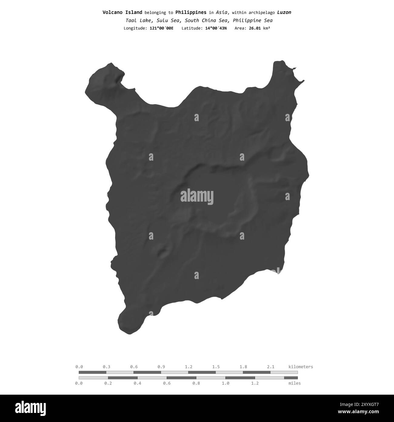Shape luzon island in Cut Out Stock Images & Pictures - Alamy