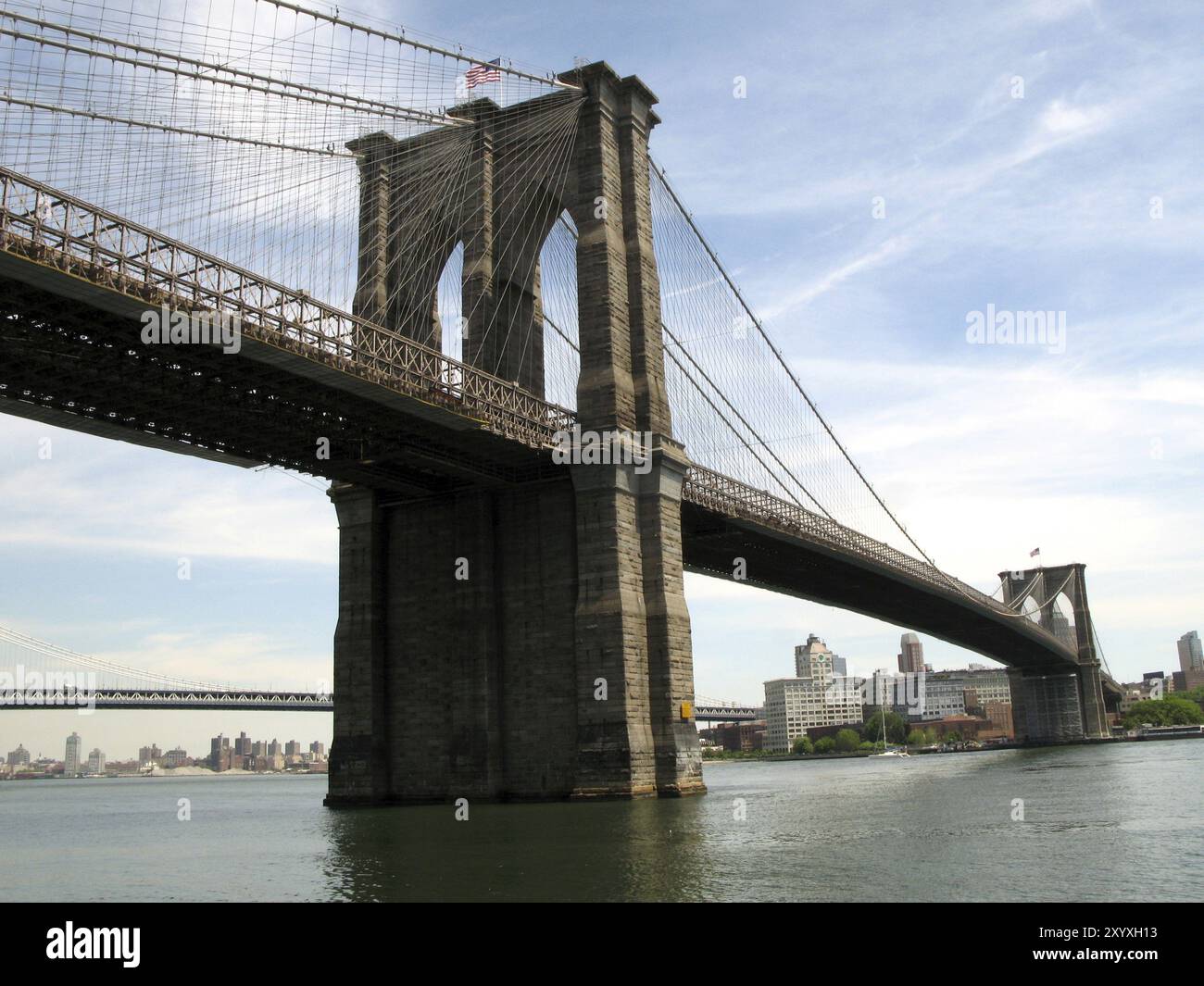 Brooklyn and Manhattan bridges, New York City Stock Photo - Alamy