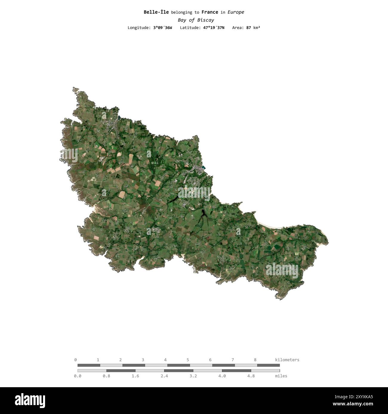 Belle ile en mer map hi-res stock photography and images - Alamy