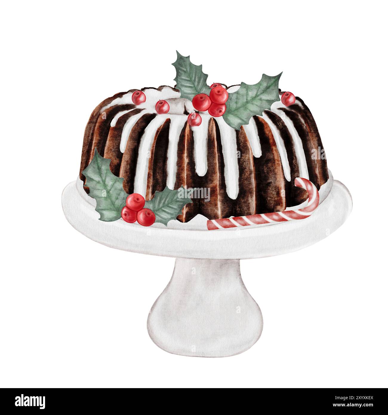 Cake hand drawing Cut Out Stock Images & Pictures - Alamy