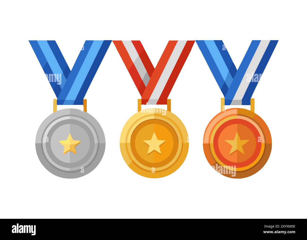 Celebration medal Stock Vector Images - Alamy