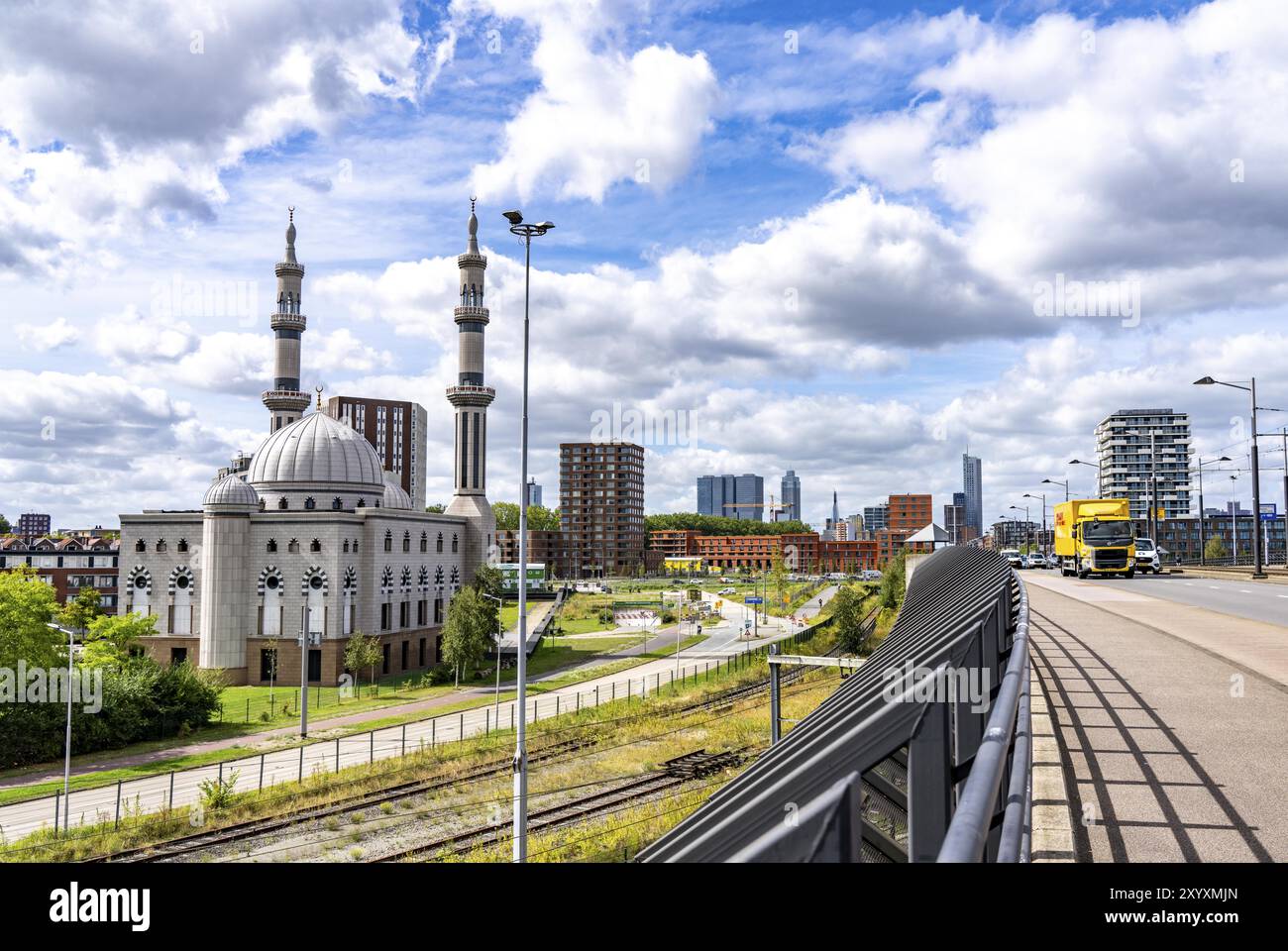 Essalam Mosque in the Feijenoord neighbourhood of Rotterdam is the ...