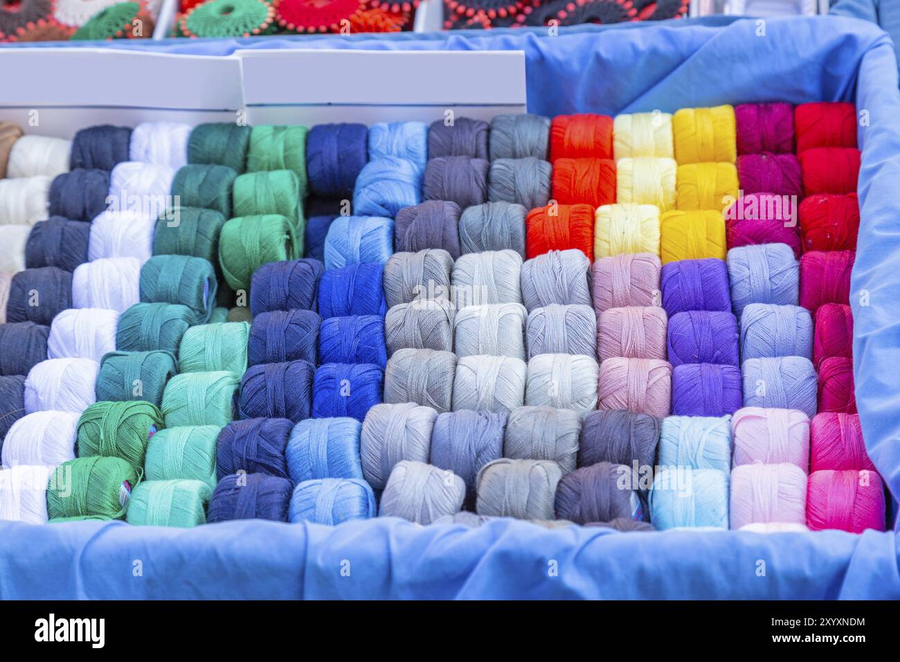 Haberdashery market stall hi-res stock photography and images - Alamy