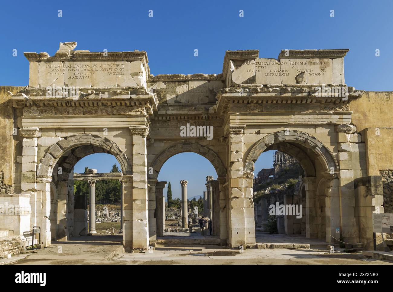 Ancient Tor tor in Ephesus Stock Photo - Alamy