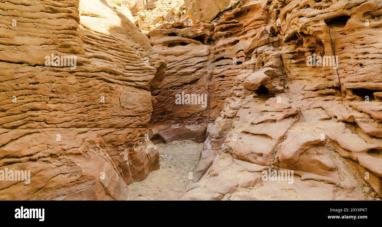 Colored canyon in the desert in Egypt Stock Photo - Alamy