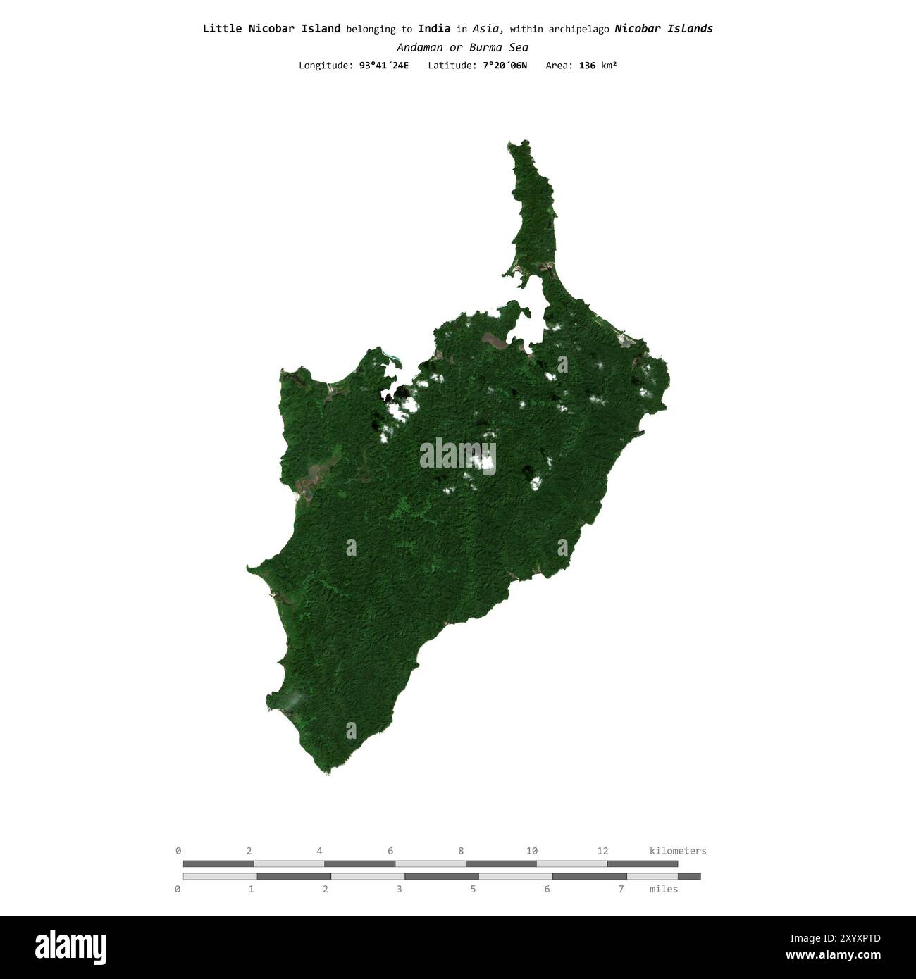 Nicobar islands map Cut Out Stock Images & Pictures - Alamy