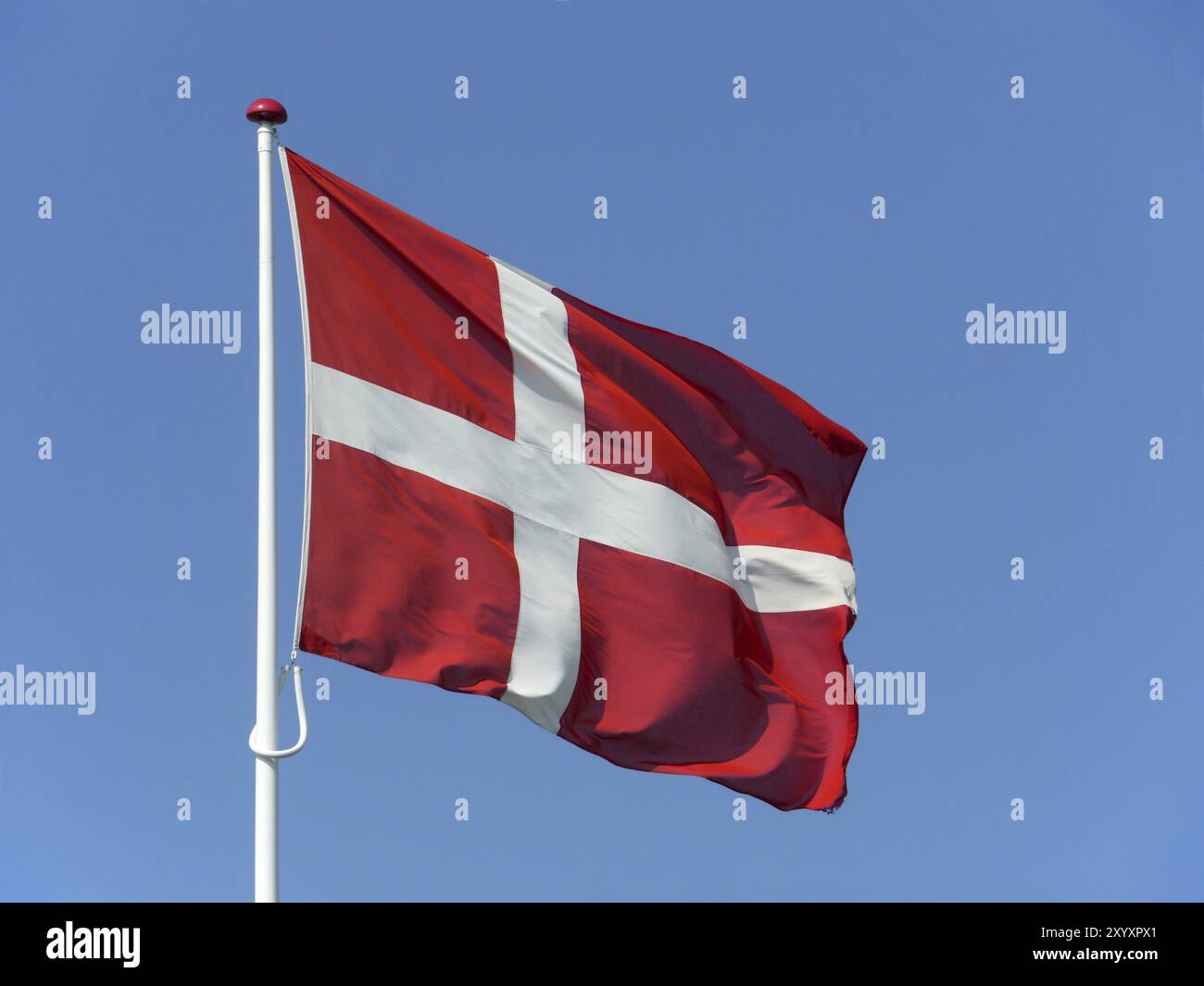 Scandinavia flag dannebrog hi-res stock photography and images - Alamy