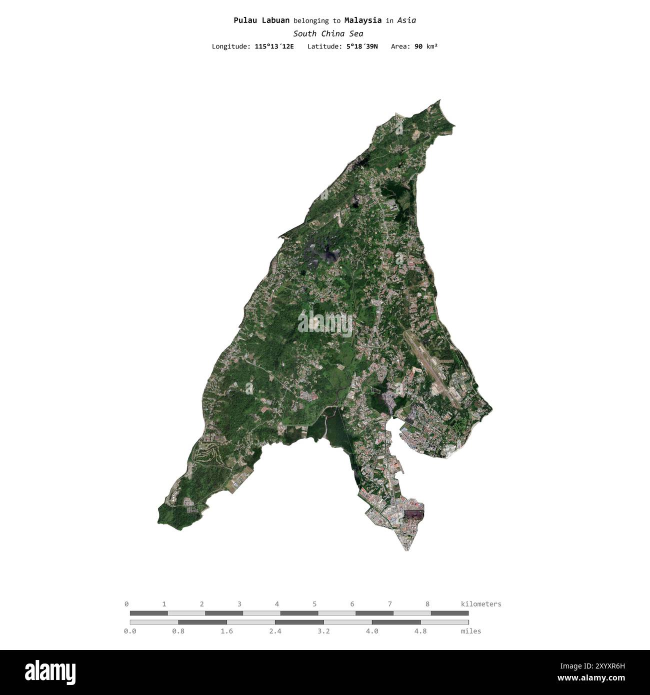 Map satellite geography malaysia Cut Out Stock Images & Pictures - Alamy