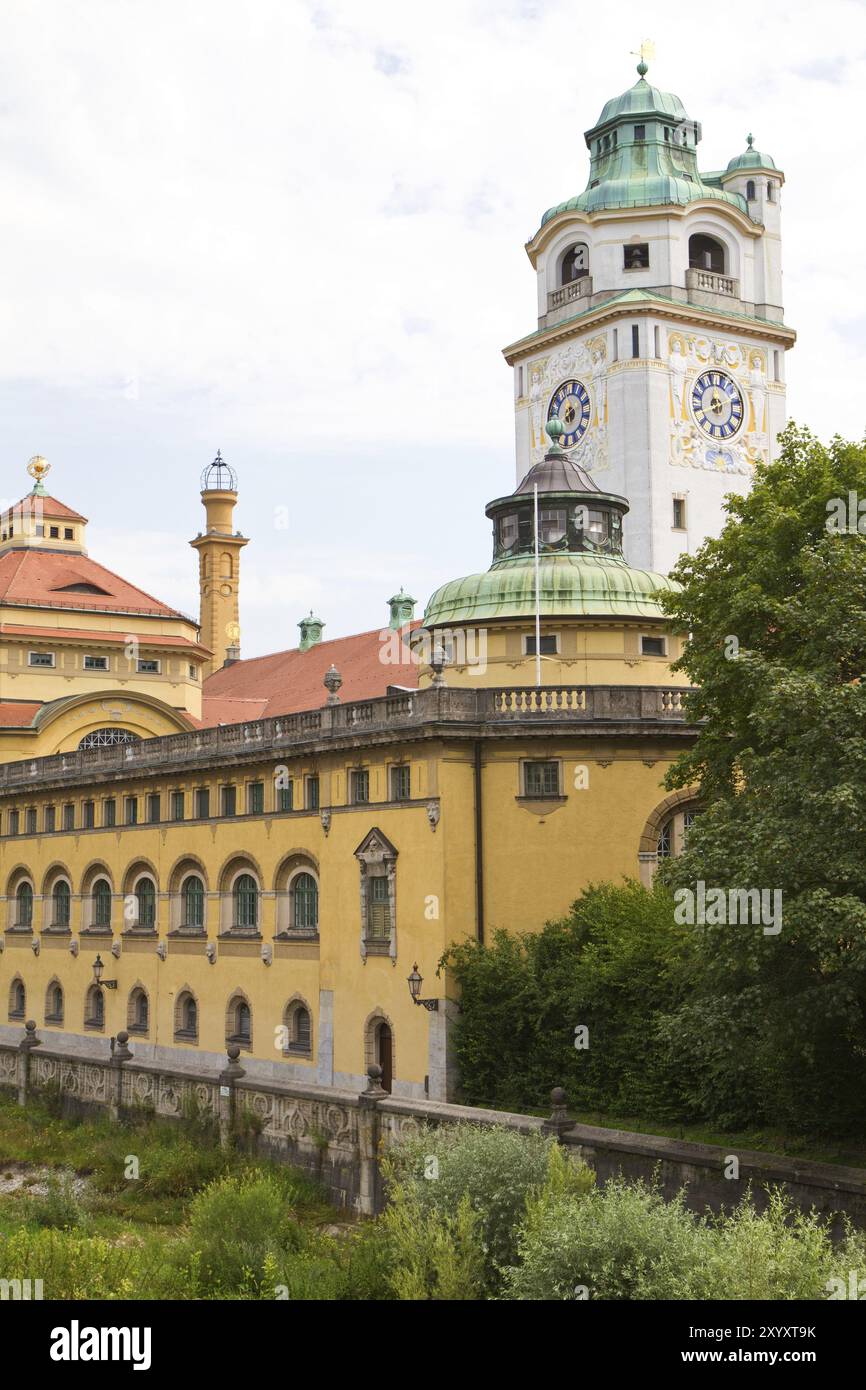 The historic Mueller public baths in Munich, Bavaria Stock Photo - Alamy