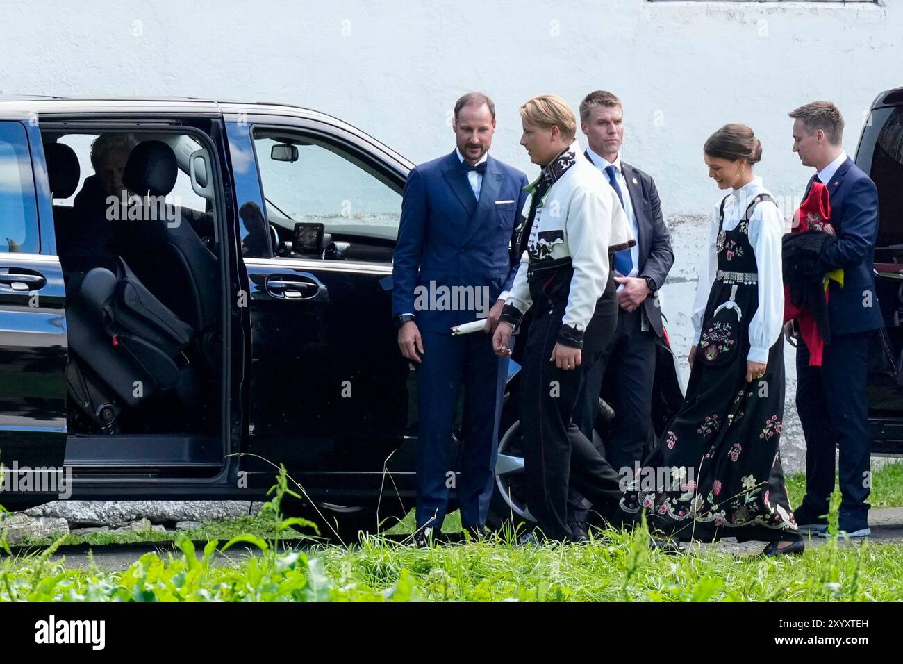 Princess martha louise and prince haakon magnus photo hi-res stock ...
