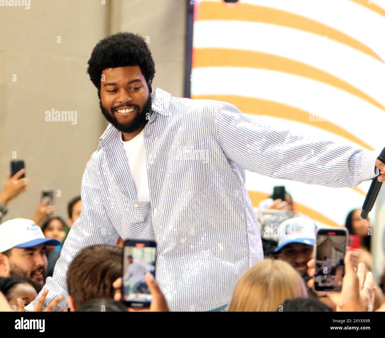 August 30 2024 Khalid perform on Today Show Citi Concert Series at ...