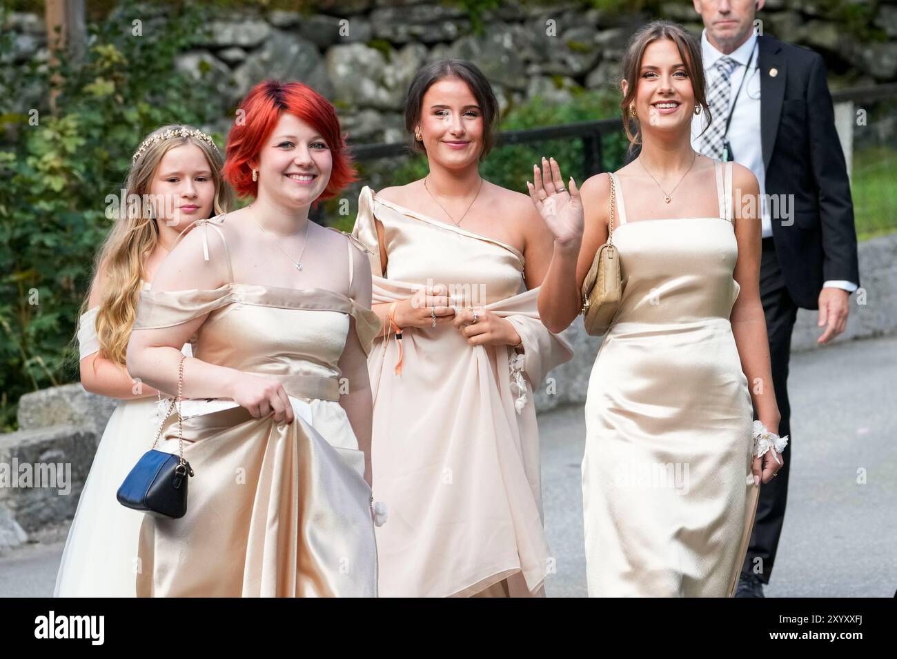 Geiranger 20240831. Princess Märtha Louise's daughters Maud Angelica ...