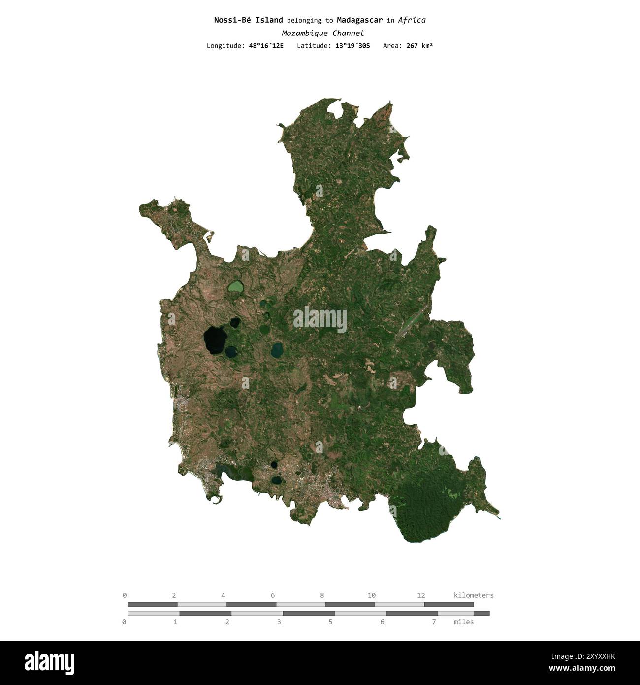 Nossi-Be Island in the Mozambique Channel, belonging to Madagascar ...