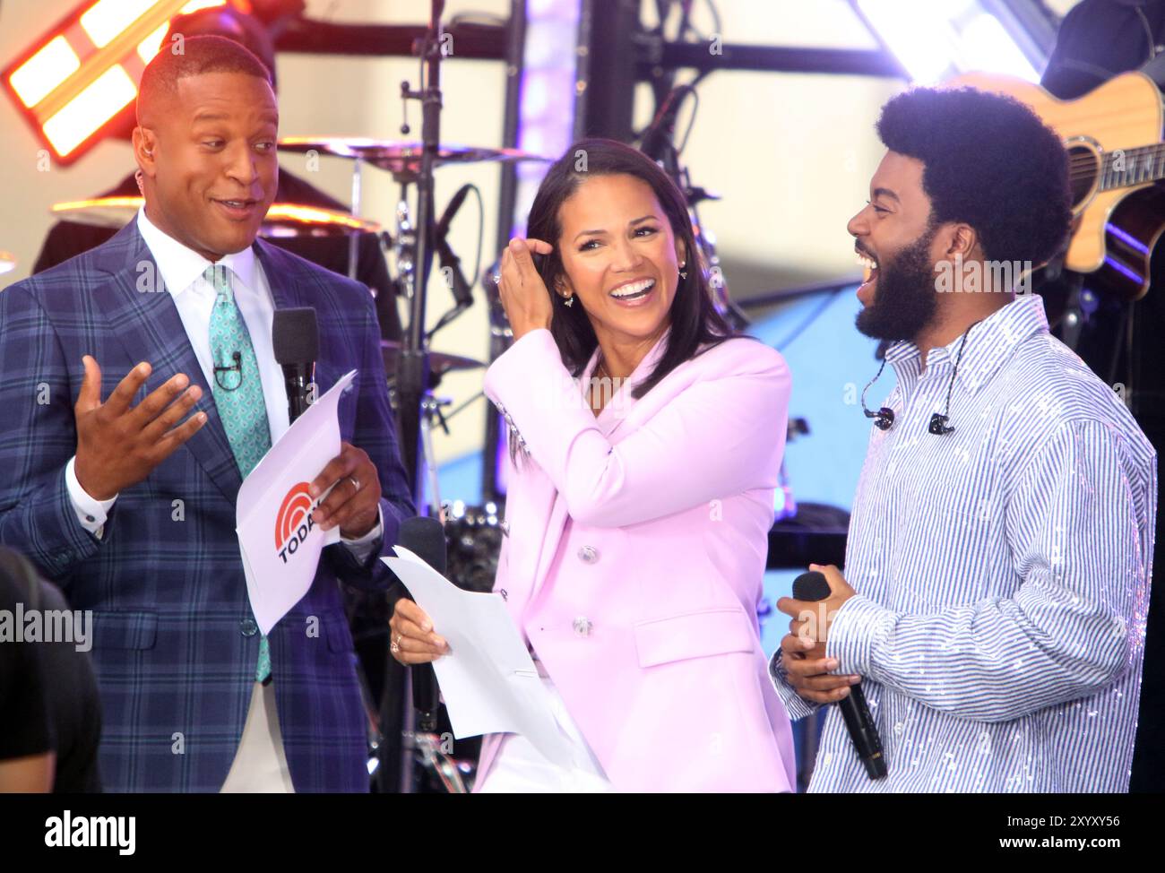 August 30 2024 Craig Melvin, Laura Jarrett and Khalid perform on Today ...