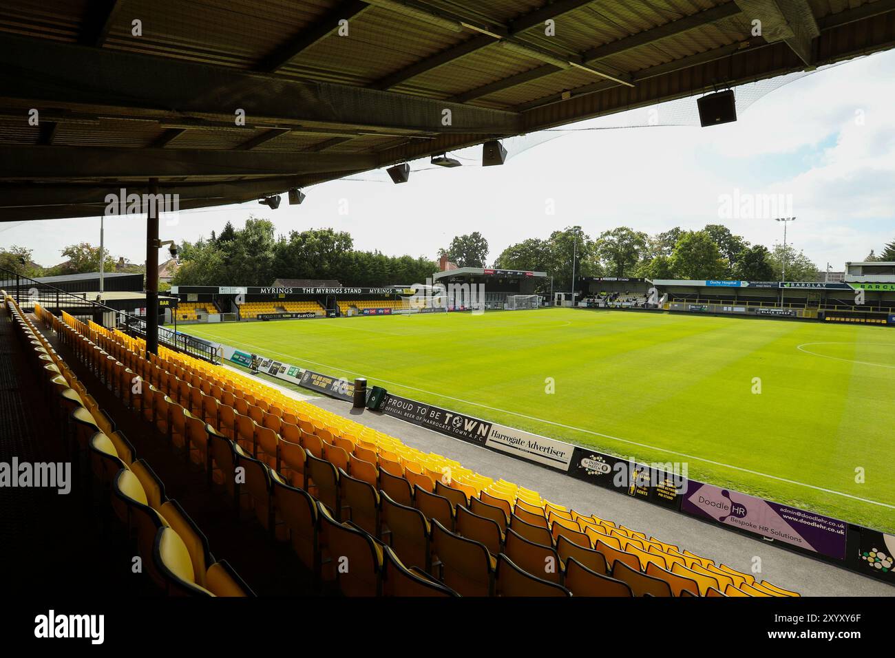 The Exercise Stadium, Harrogate, England - 31st August 2024 A general ...