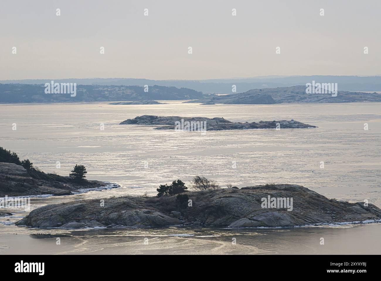 Icy view overlooking frozen hi-res stock photography and images - Alamy