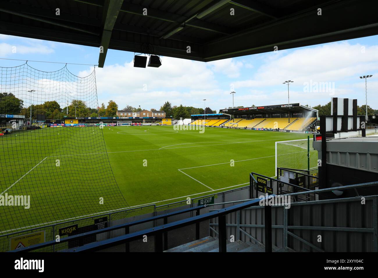 The Exercise Stadium, Harrogate, England - 31st August 2024 A general ...